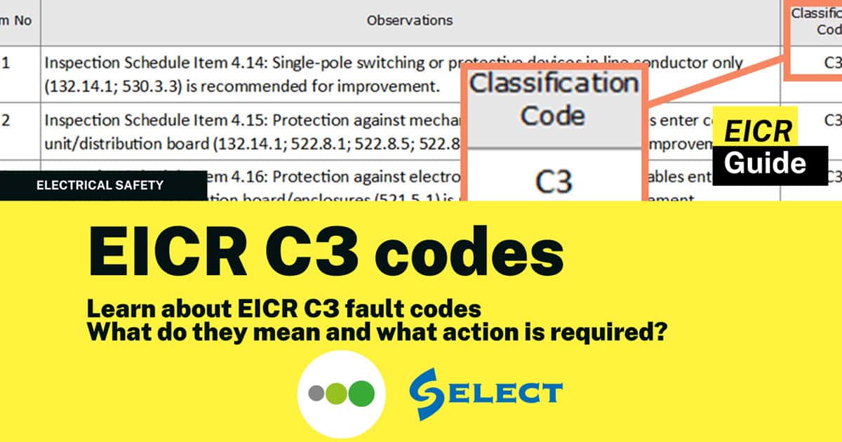 Understanding EICR C3 codes - EICR Guide by Ideal Electrical