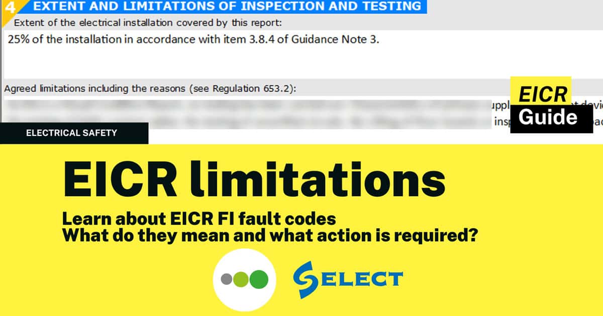 Understanding EICR limitations - EICR Guide