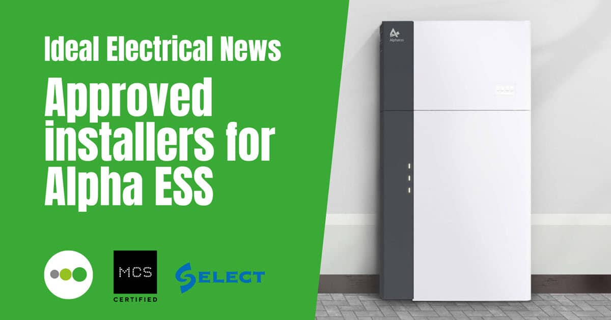 Ideal are approved Alpha ESS battery storage installers